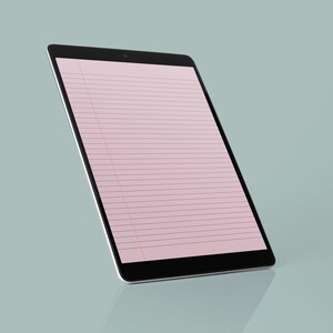 Digital Notebook Paper Templates Lined Paper Pack College Ruled | 7 ...