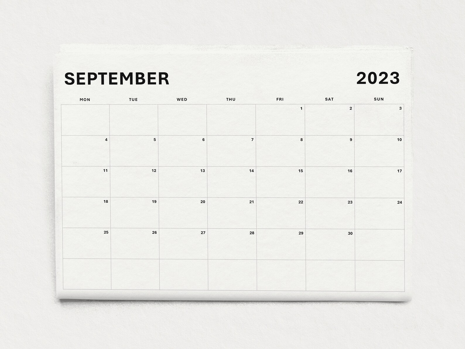 2023 Calendar Printable Minimalist Monthly Planner 2023 - Etsy