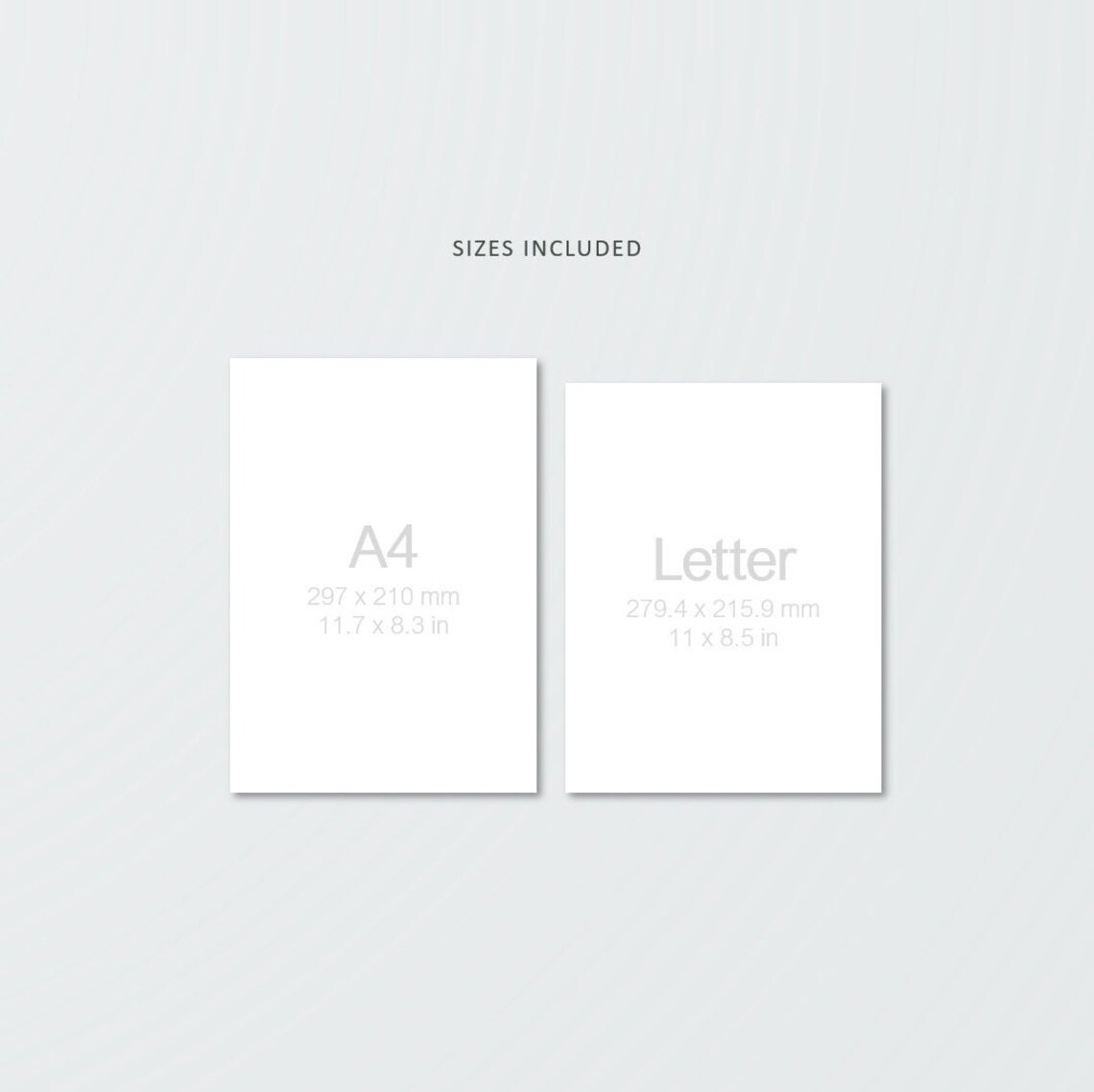 Printable Lined Paper Bundle 6 Templates Wide Narrow and - Etsy