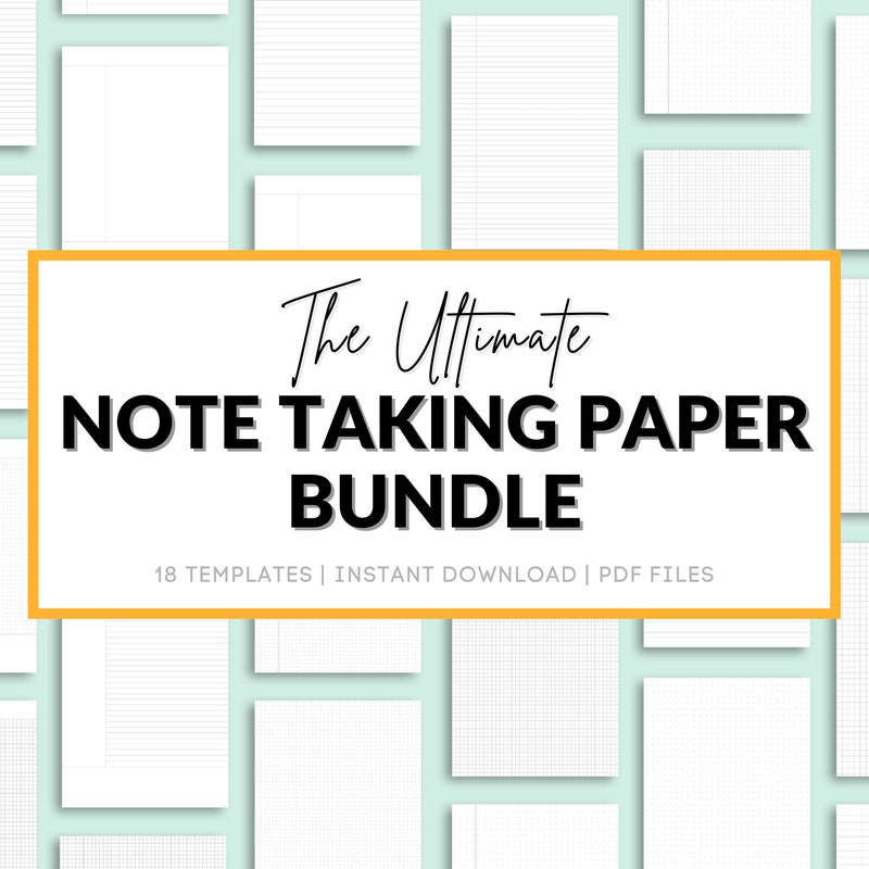 Note Taking - Etsy