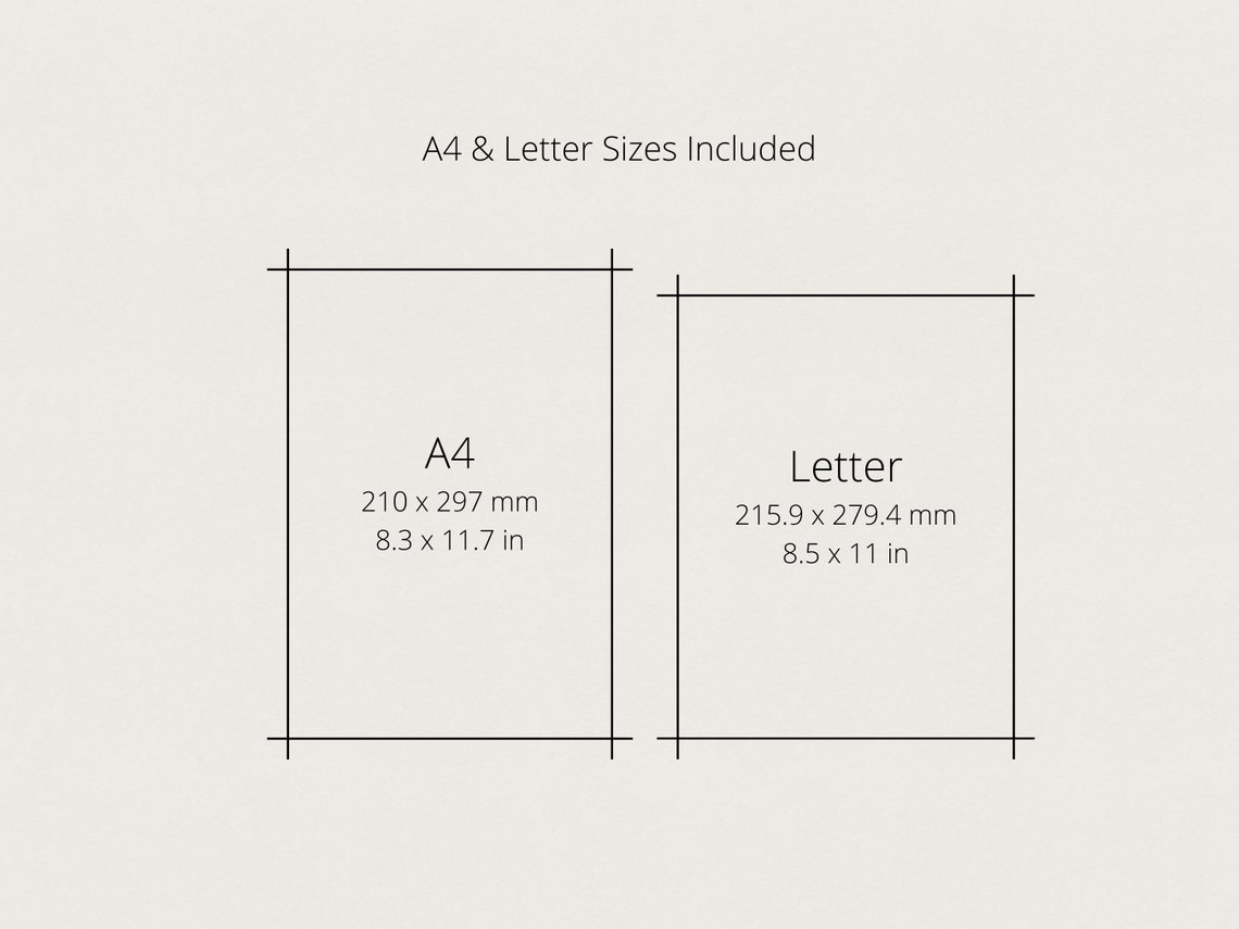 Printable Note Paper Bundle Lined Graph Dot Grid Paper 18 - Etsy