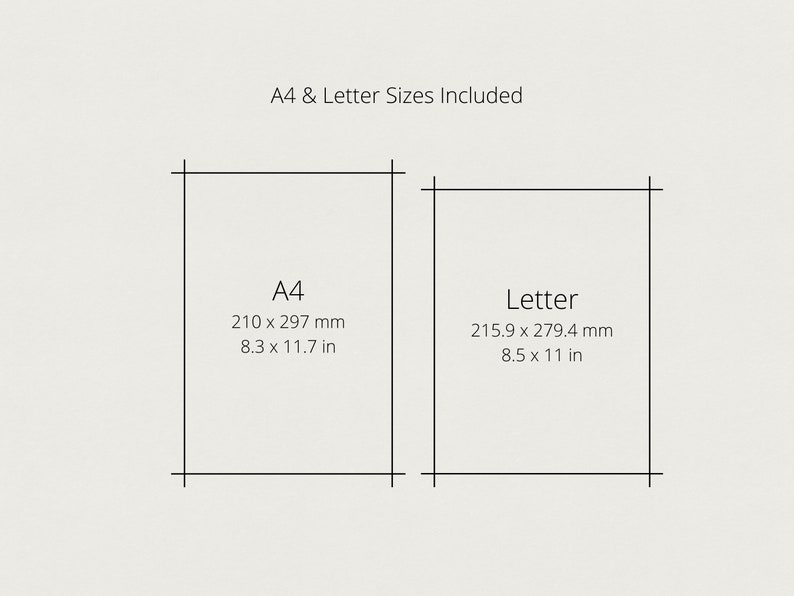 Printable Note Paper Bundle Lined Graph Dot Grid Paper 18 - Etsy