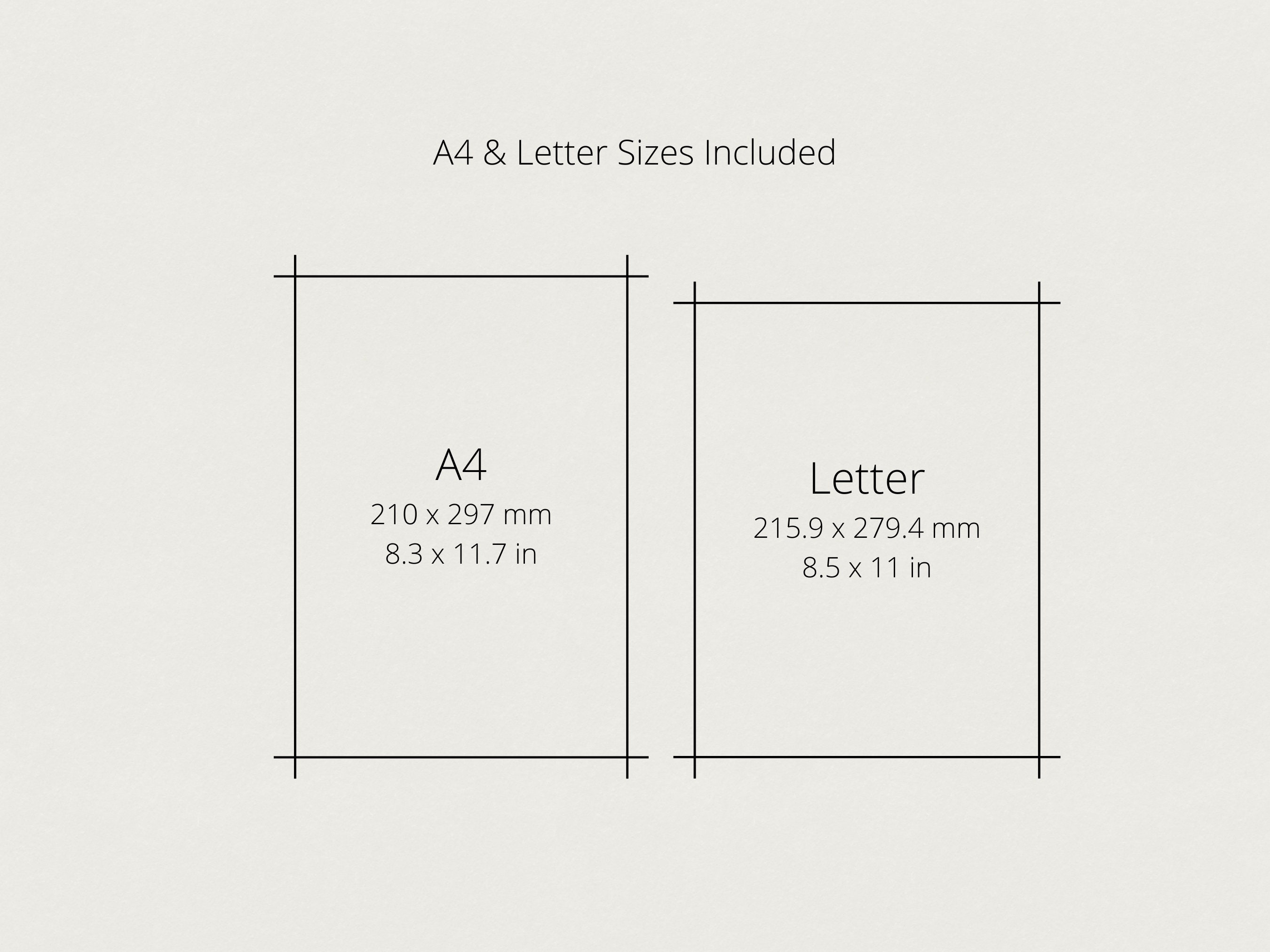 Printable Note Paper Bundle Lined Graph Dot Grid Paper 18 - Etsy
