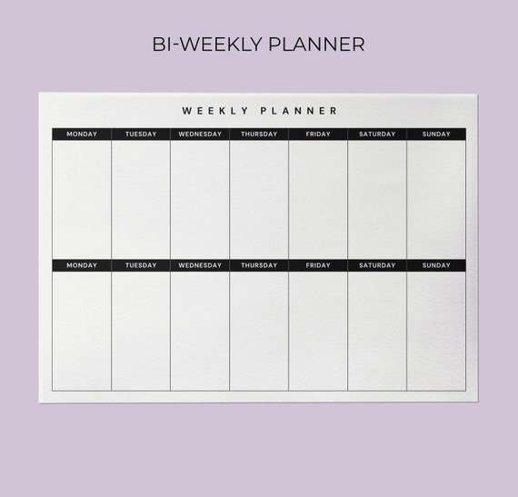 Plantillas De Calendarios Quincenales En Blanco Para Imprimir