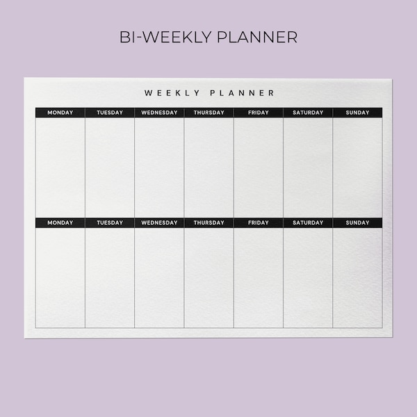 Weekly Planners - Etsy