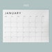 2025 Minimalist Calendar: Monthly Landscape Planner (PDF Download) - Etsy