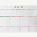 Printable to Do List Template: Daily Weekly Monthly Task Tracker (PDF ...