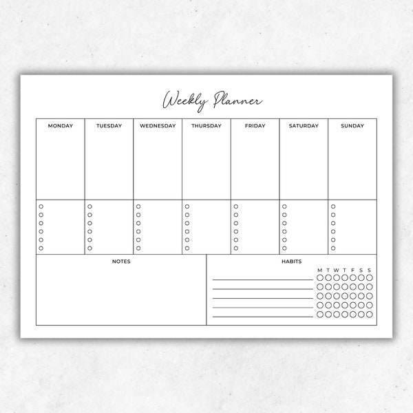 11x17 Organizer - Etsy
