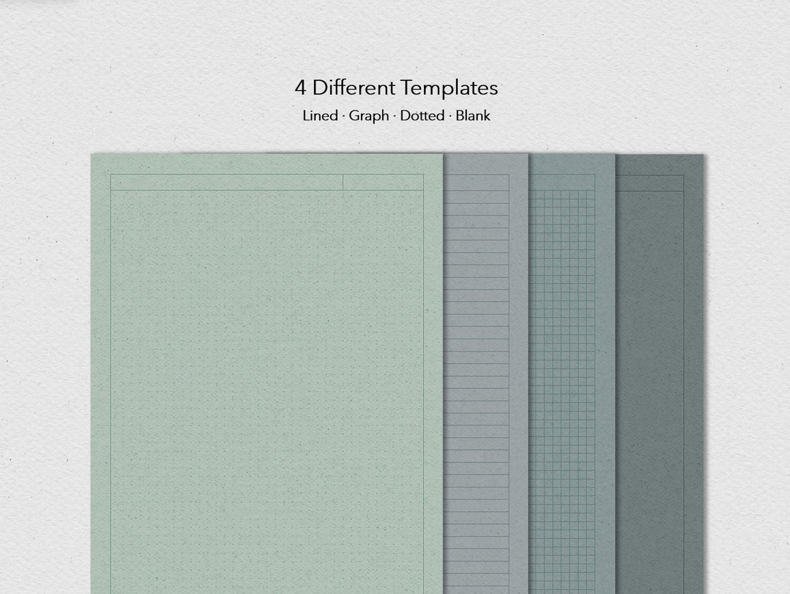 Digital Paper Templates for Note Taking Lined Dot Graph - Etsy