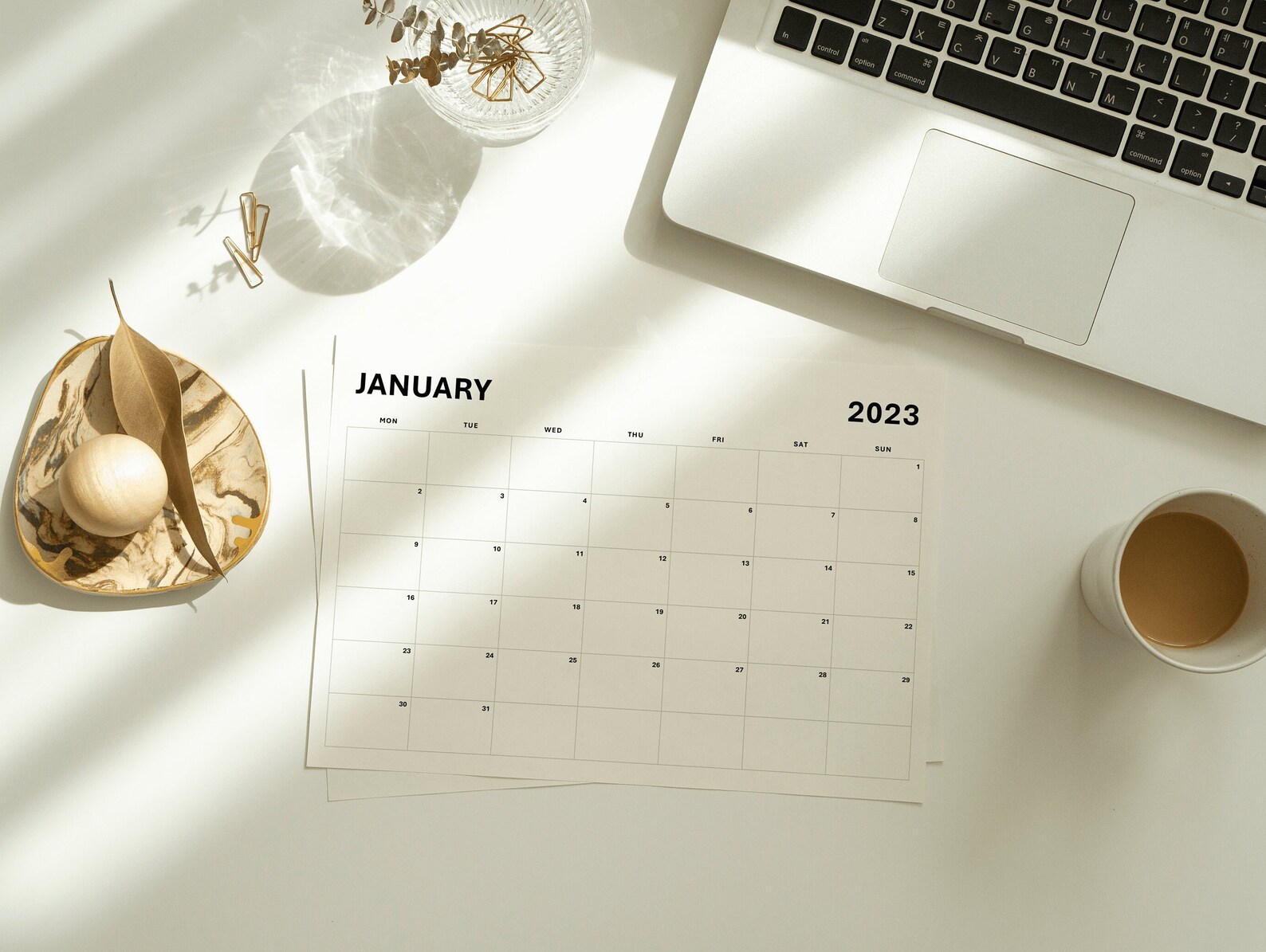 2023 Calendar Printable Minimalist Monthly Planner 2023 - Etsy