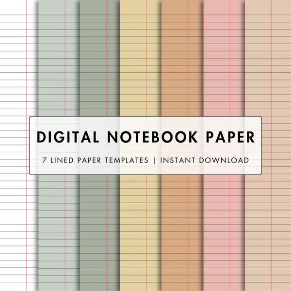 Digital Notebook - Etsy