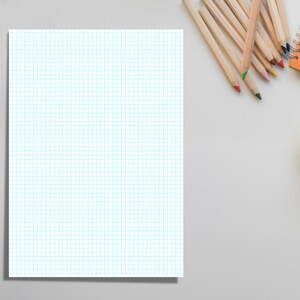 Printable Graph Paper Bundle, 6 Colorful Templates, Colored Graph Paper ...