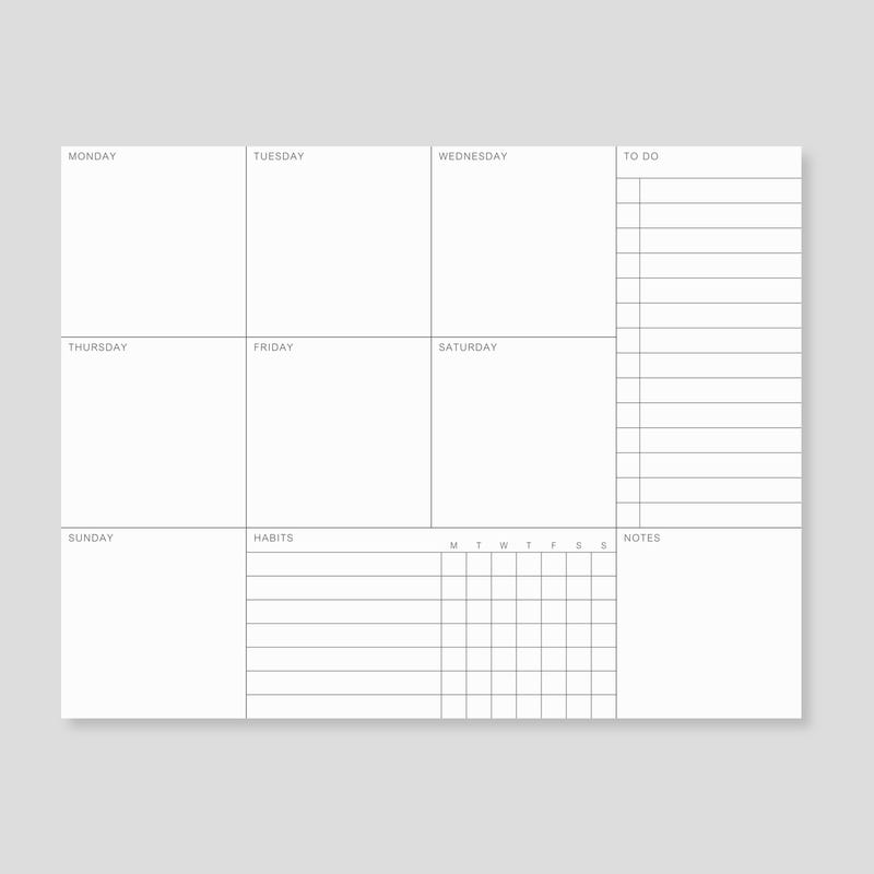 Large Tear off Notepad - Etsy