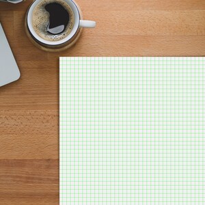 Printable Graph Paper Bundle, 6 Colorful Templates, Colored Graph Paper ...