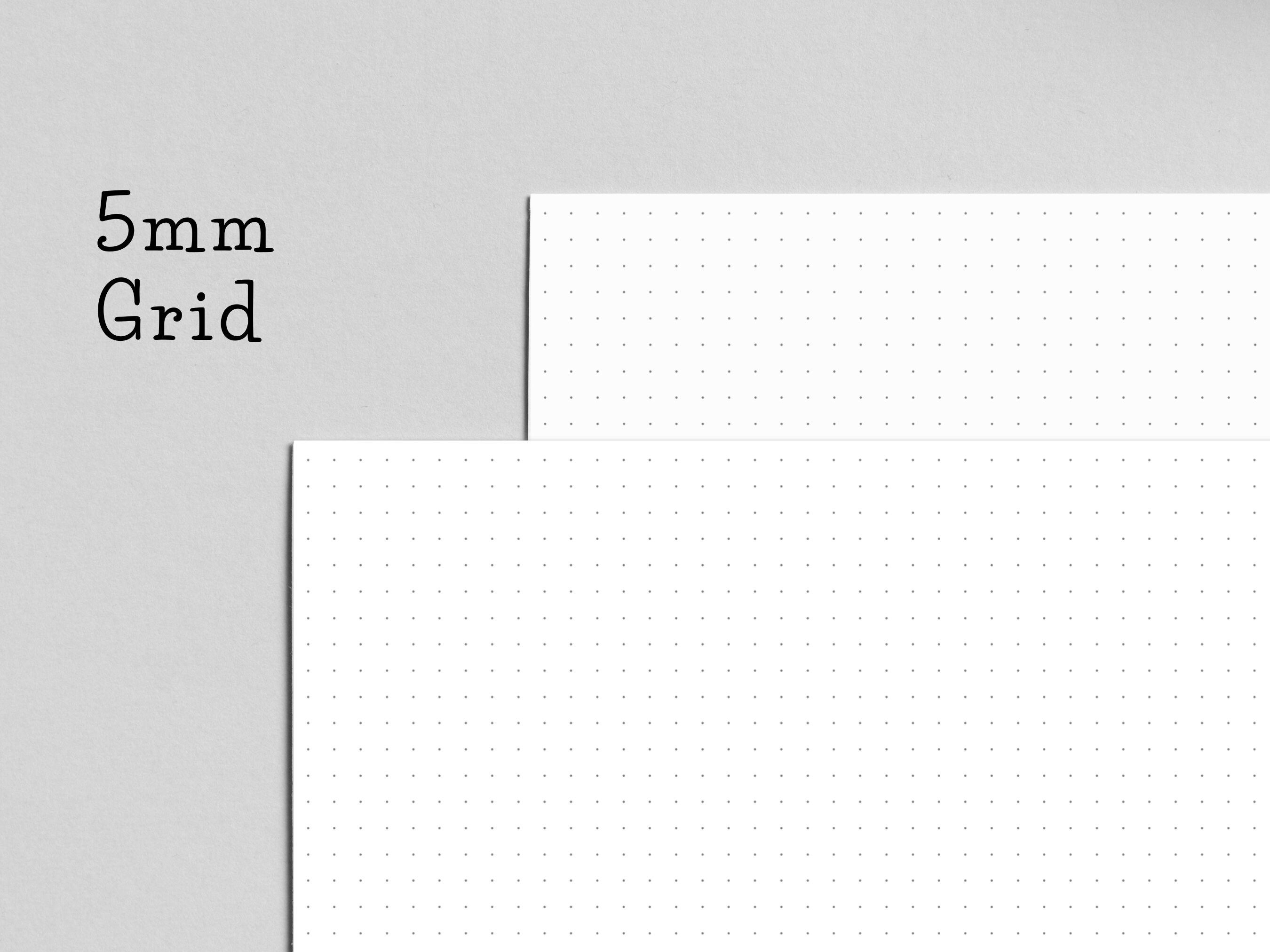 Bullet Paper Printable Dot Grid Paper A4, A5, Letter, Half Letter ...