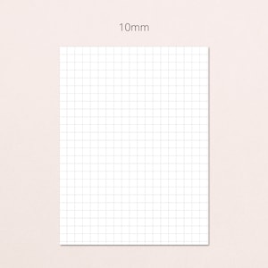 Graph Paper Pack 7 Printable Templates, A4 A5 Letter & Half, Graph Grid ...