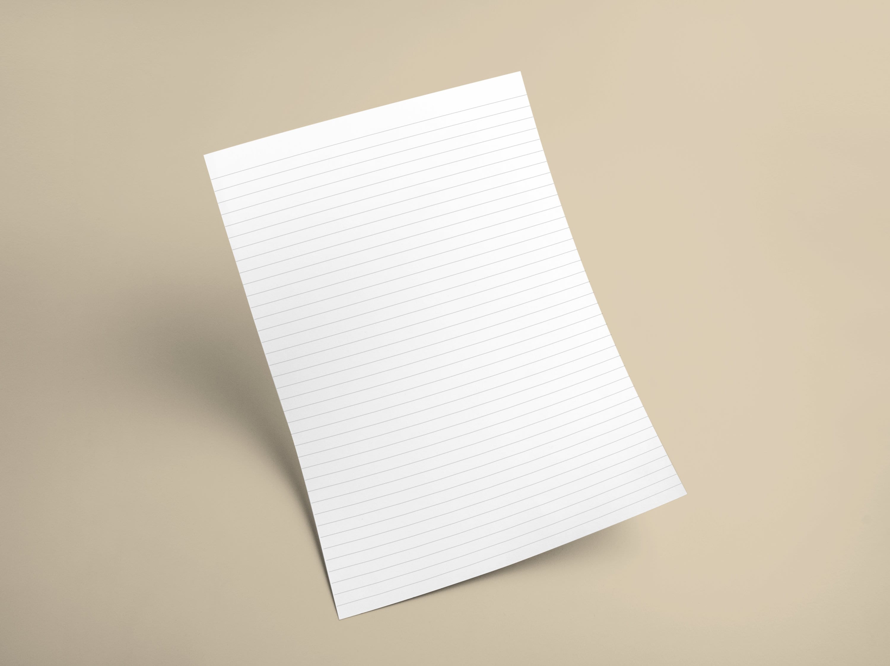 Printable Lined Paper: A4, A5, Letter Sizes - College, Wide Ruled (PDF ...
