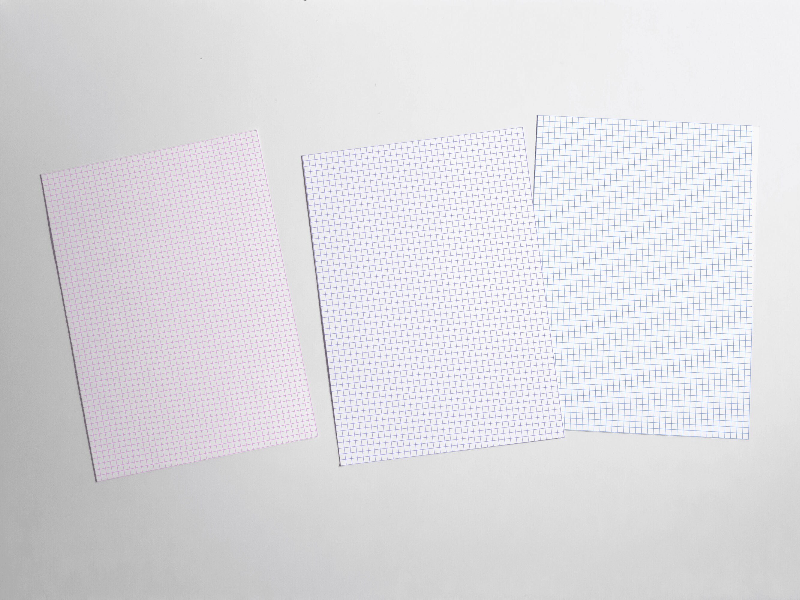 Colorful Graph Paper Bundle 8 Printable Templates Rainbow Colours ...