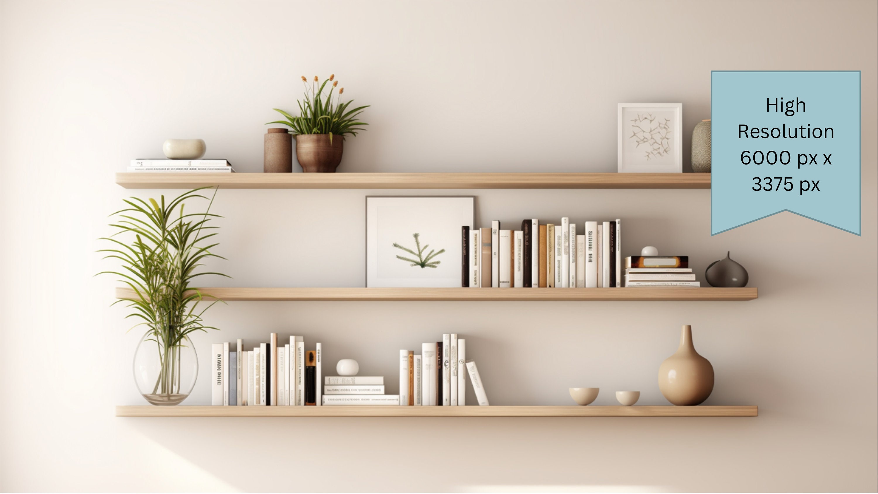 Home Office Virtual Background for Zoom & Teams Minimalist Neutrals ...