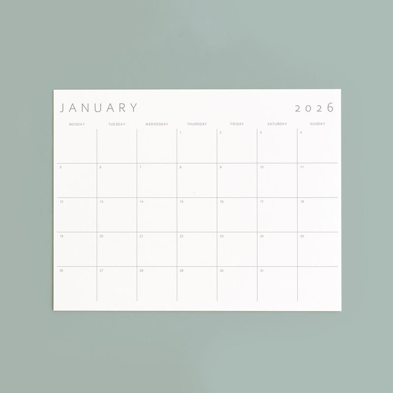 Desk Calendar - Etsy
