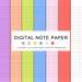 Digital Notebook Paper | Digital Paper Pack | Lined Paper for Digital ...