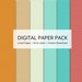 Digital Paper Multi-colored College Ruled, Lined Paper Digital Planner ...