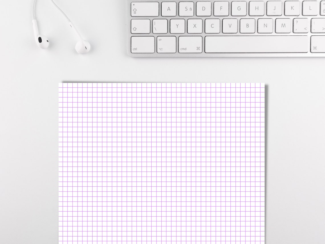 Printable Graph Paper Bundle 6 Colorful Templates Colored - Etsy