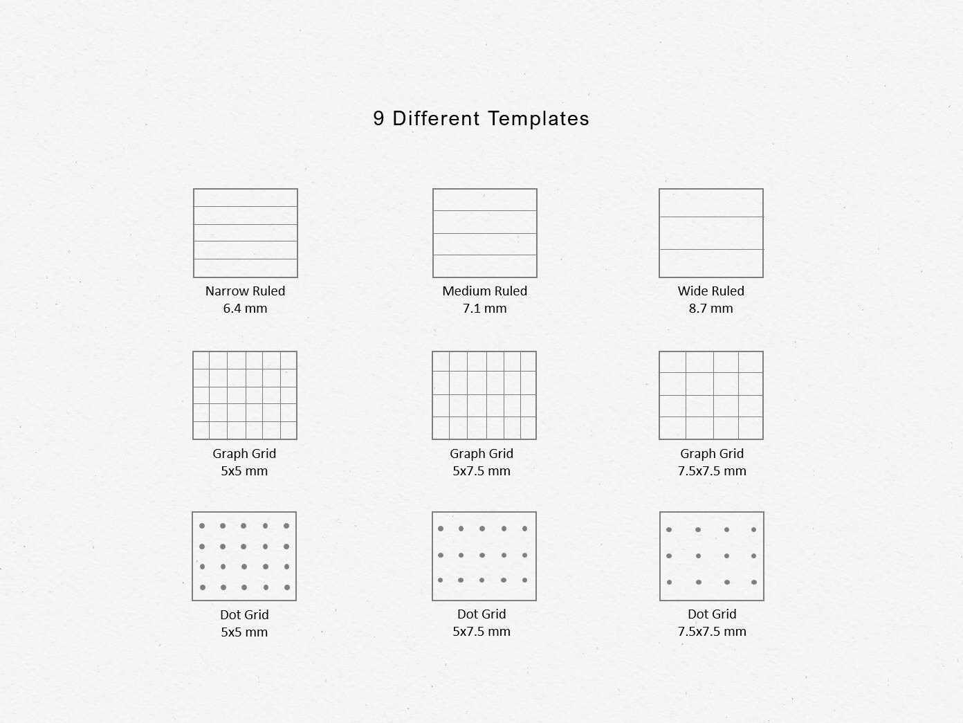 Digital Note Taking Paper Templates Goodnotes Notability iPad Tablet ...