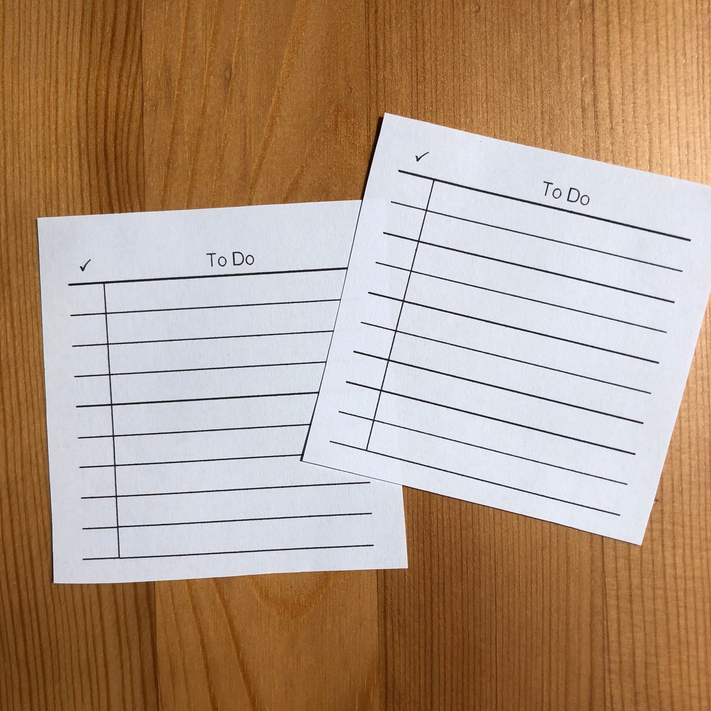 Printable Planner Cards Memo Cards to Do Minimalist Planner - Etsy