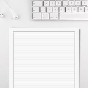 Printable Lined, Dot, Graph Grid Paper | Sheets for Note Taking ...