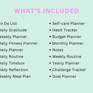 Daily Weekly Monthly Planner Bundle Printable 18 Templates, Daily Todo ...