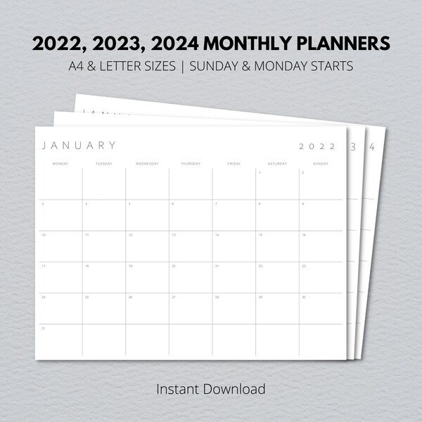 2024 Printable Planner - Etsy