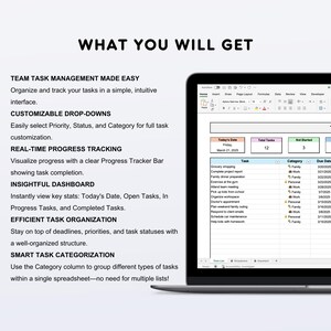 Excel to Do List With Categories, Priority & Status: Digital Checklist ...