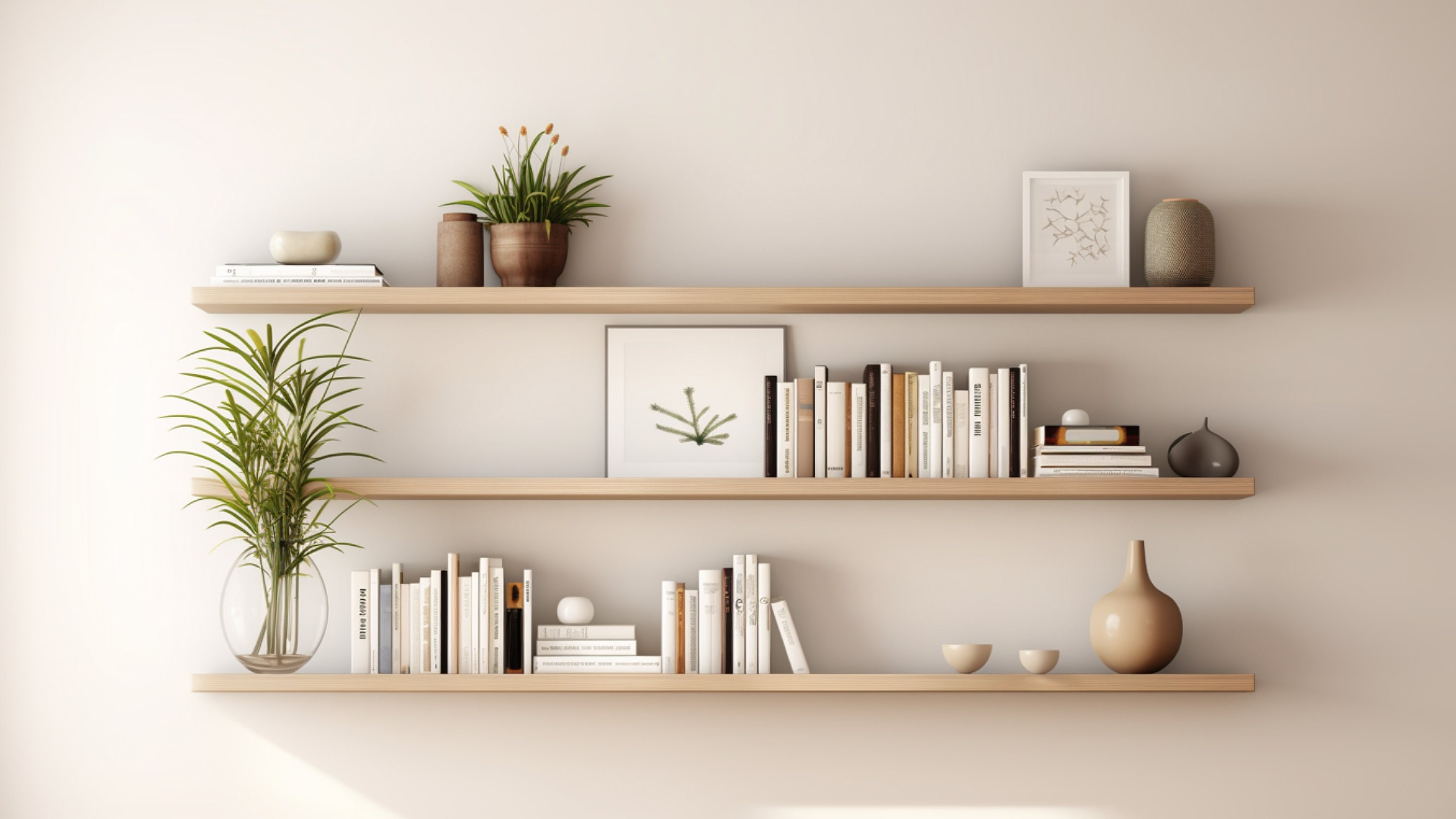 Home Office Virtual Background for Zoom & Teams Minimalist Neutrals ...