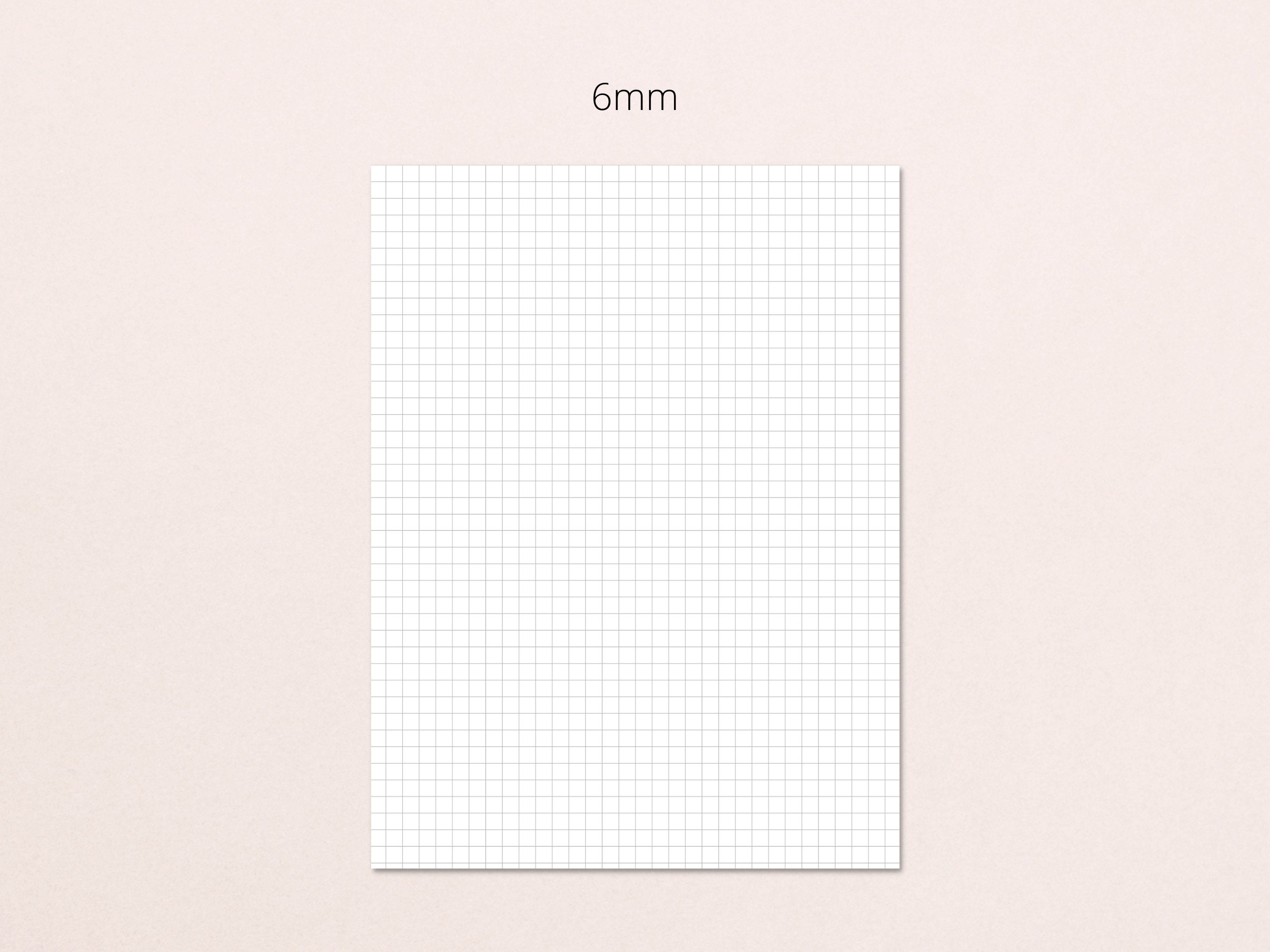 Graph Paper Pack 7 Printable Templates, A4 A5 Letter Half Letter ...