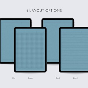 Digital Paper Pack for Note Taking | Lined, Dot, Graph and Blank Paper ...