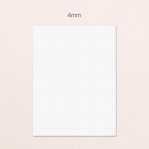 Graph Paper Pack 7 Printable Templates, A4 A5 Letter & Half, Graph Grid ...