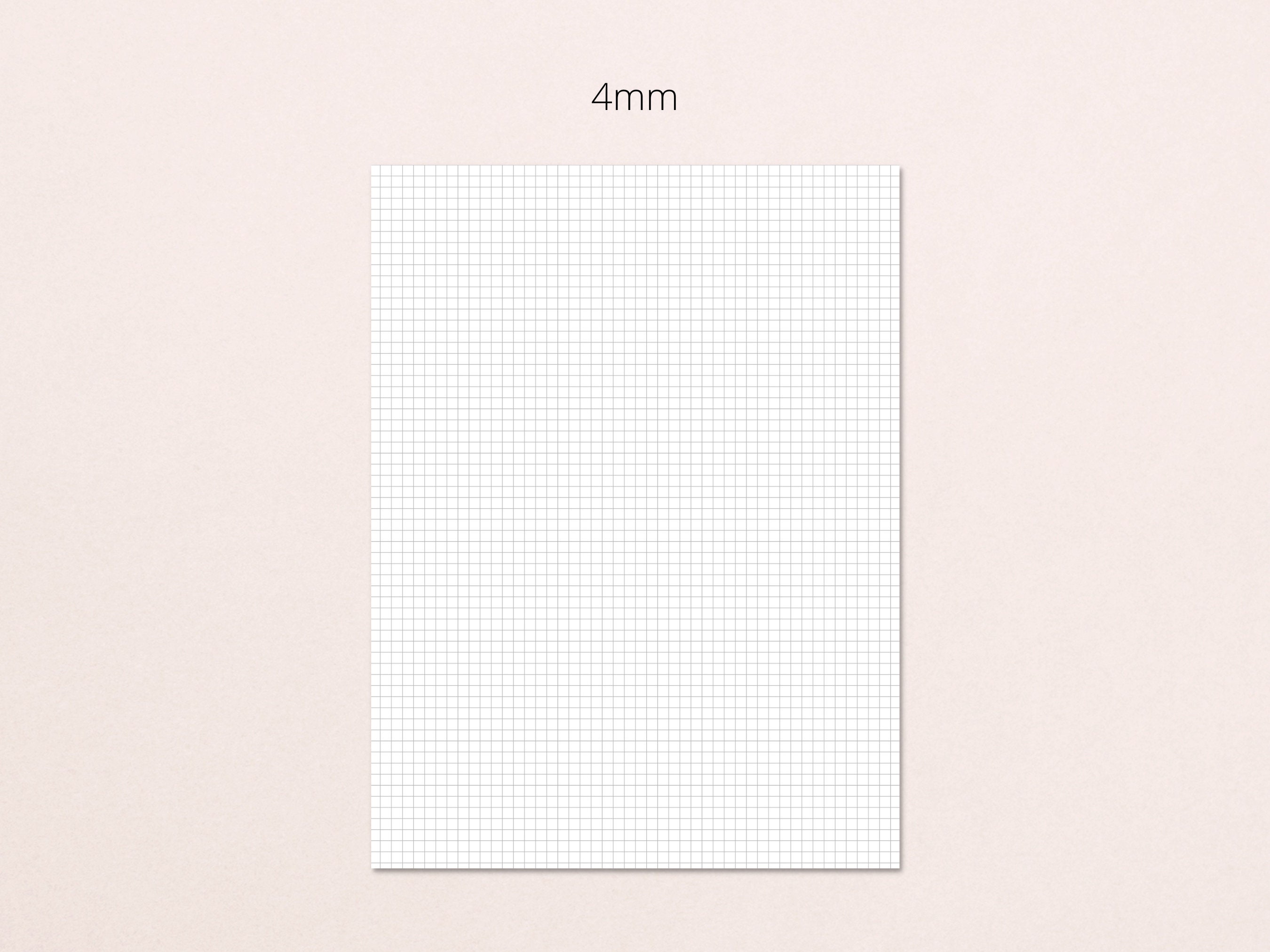 Graph Paper Pack 7 Printable Templates, A4 A5 Letter & Half, Graph Grid ...