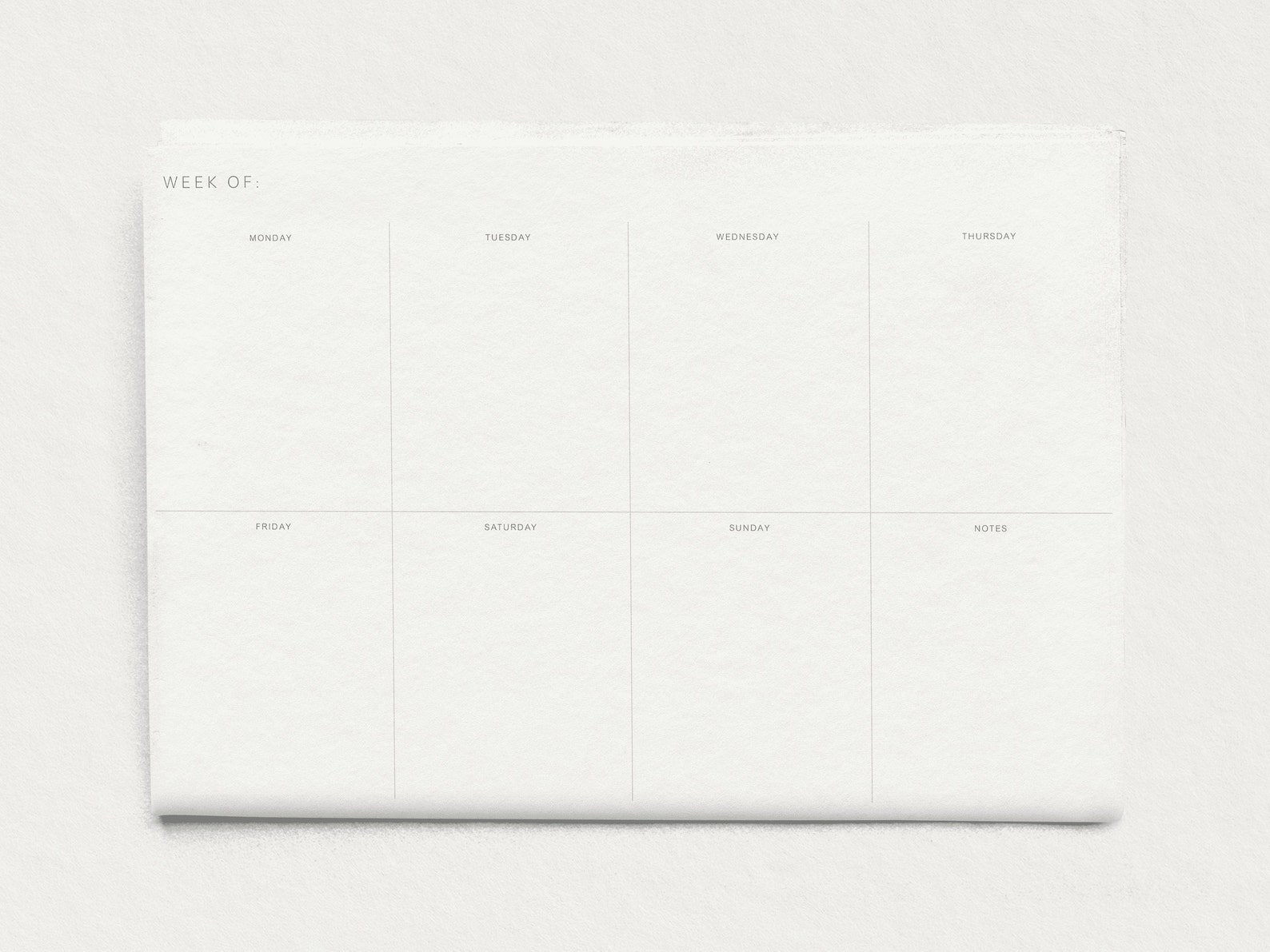 Printable Weekly Planner Minimalist Weekly Planner Template - Etsy