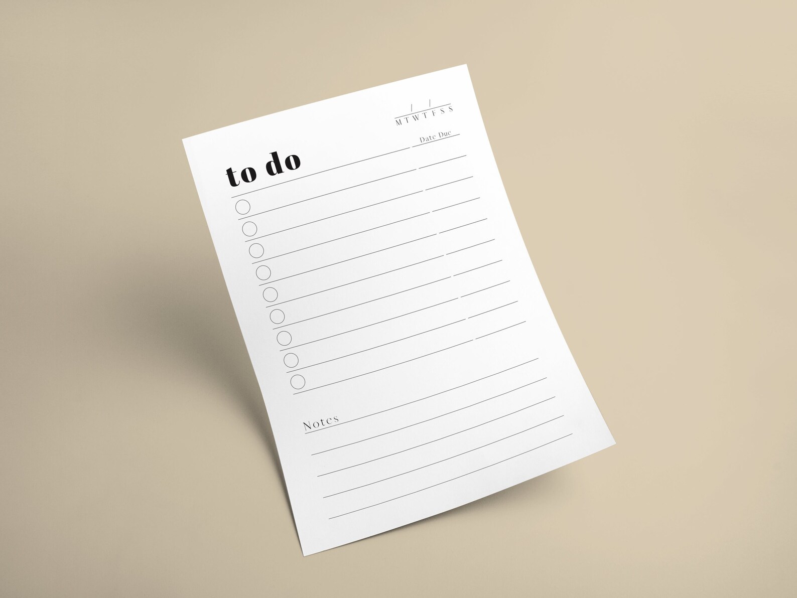 To-do List Printable Daily to Do List Simple Checklist PDF - Etsy Ireland