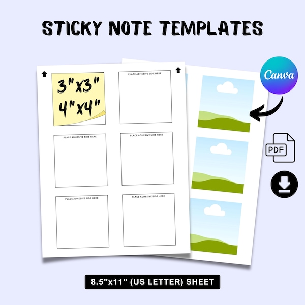 Personalized Sticky Notes - Etsy