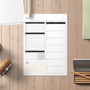 Weekly Planner Printable Weekly Schedule PDF Undated Weekly Planner ...