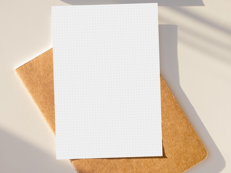 Bullet Paper Printable Dot Grid Paper A4, A5, Letter, Half Letter ...
