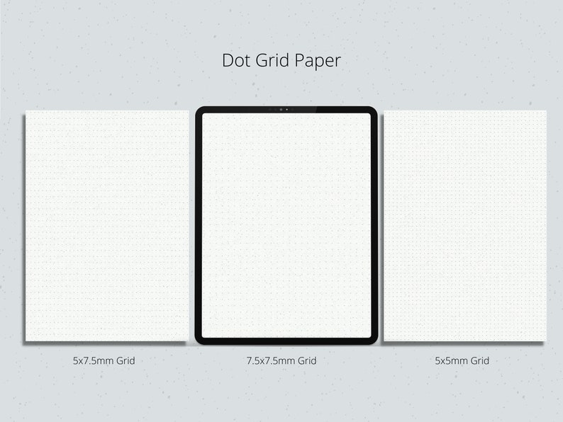 Digital Note Taking Paper Templates Goodnotes Notability iPad Tablet ...