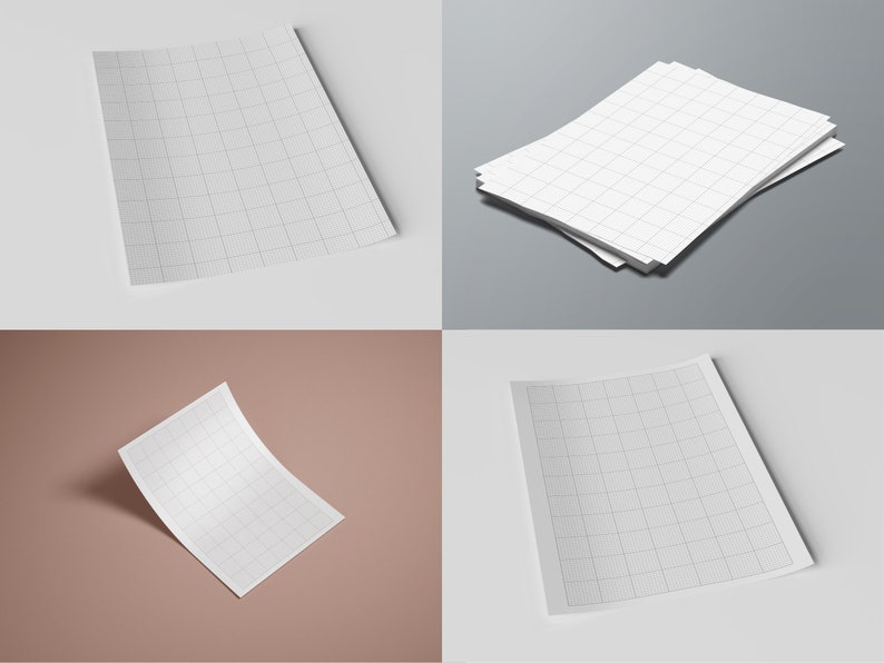 10 Squares per Inch Printable Graph Paper Printable PDF 10x10 Graph ...