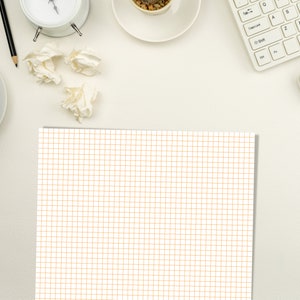 Printable Graph Paper Bundle, 6 Colorful Templates, Colored Graph Paper ...