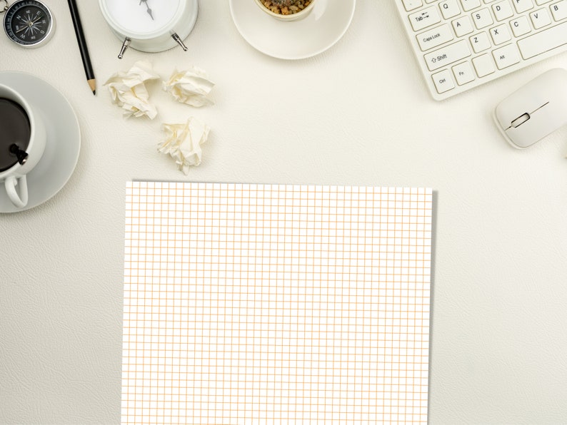 Printable Graph Paper Bundle 6 Colorful Templates Colored - Etsy