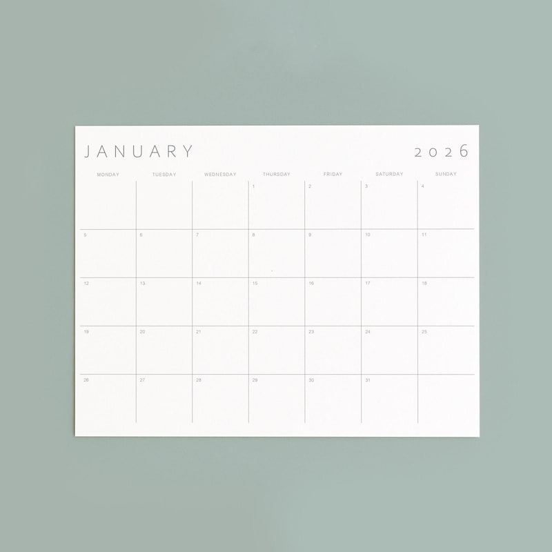 Write in 2026 Calendar - Etsy