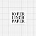 Printable Note Paper Bundle, Lined Graph Dot Grid Paper, 18 Different ...