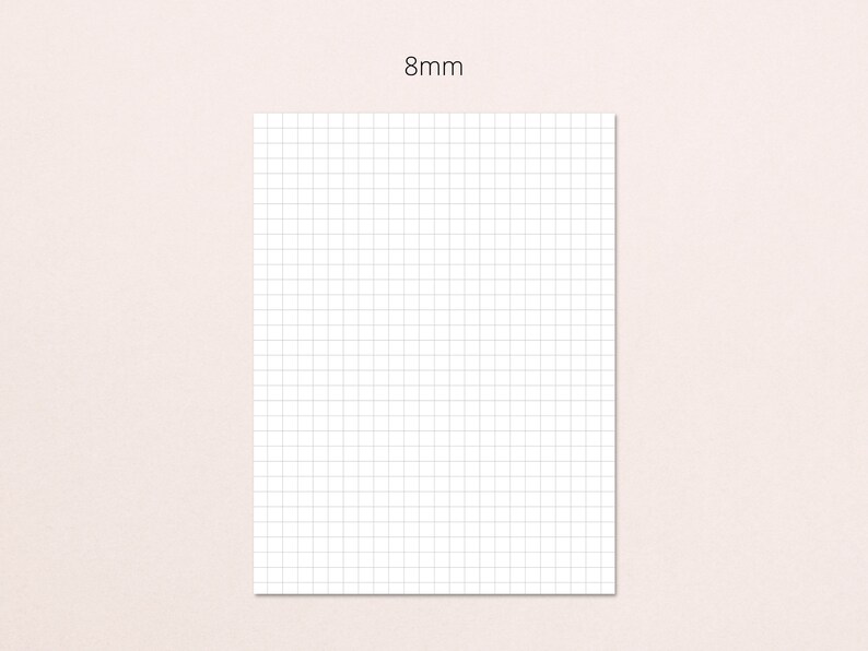 Printable Graph Paper Templates: A4 A5 Letter Sizes (PDF Download) - Etsy
